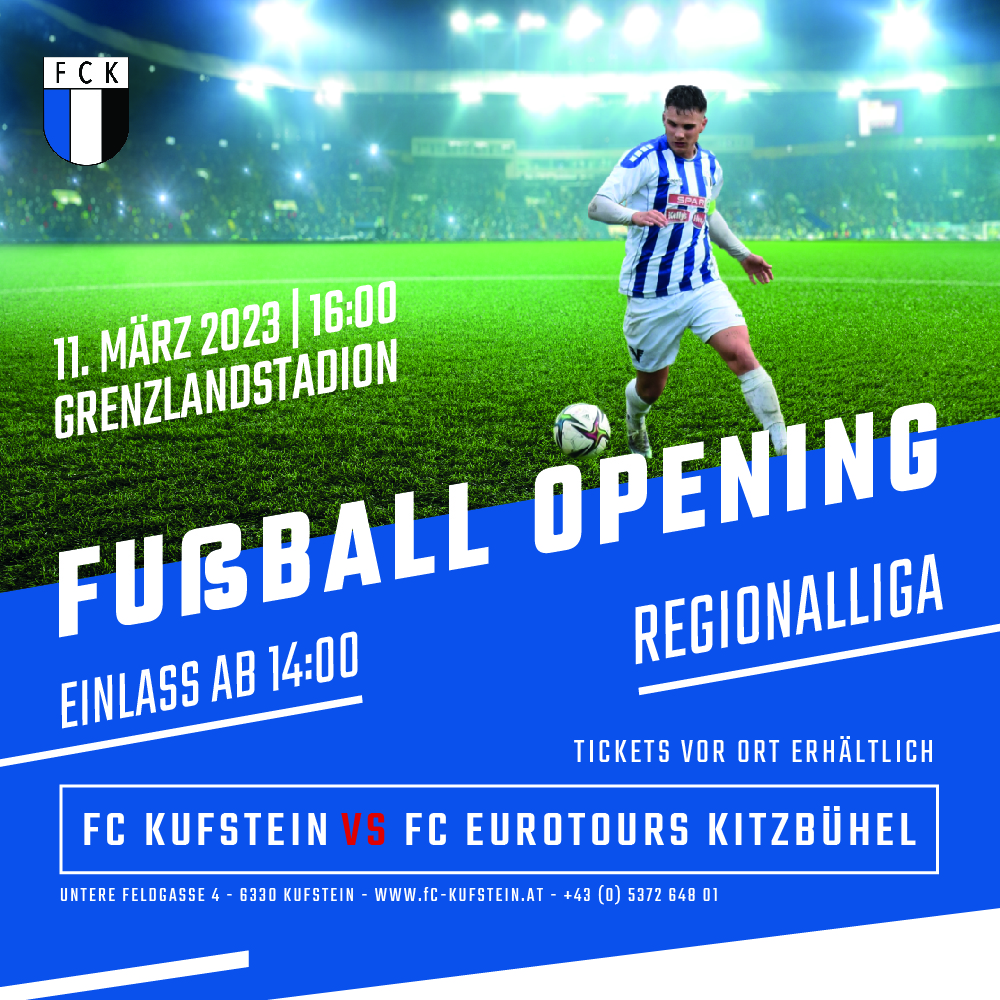 Meisterschaftsstart für unsere Kampfmannschaft! | FC Kufstein